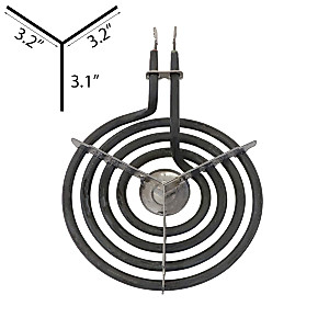 Kitchen Basics 101 WB30T10078, WB30X24401 Electric Range 4 Turn 6" Surface Element Replaces GE WB30X20479, PS11721464, WB30T10027, WB30T10111