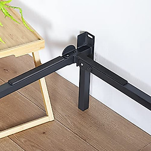 Olee Sleep 7 Inch Dura Metal Compact Steel Bed Frame, Adjustable for Full Queen King, Tool Free, Easy Assembly, Non Slip for Mattress & Box Spring