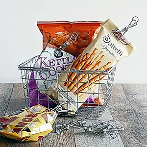 40 Pack Stainless Steel Clothes Pins, Stainless Steel Laundry Hanging Clothesline Clips Clothes Pegs for Washing Line Clothes Pegs Strong Card Pegs Metal Clips Fabric Clips for Clothes, Paper Files