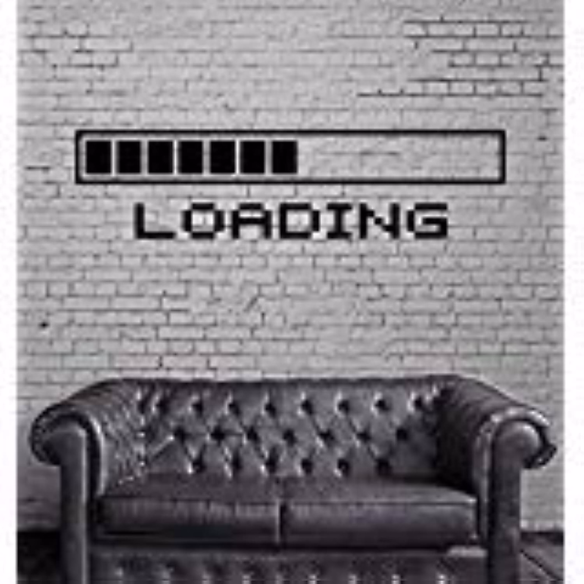 PICTURE IT ON CANVAS Loading a Video Game Wall Poster Decal Cool Gamer Stuff Computer Wall Stickers Murals Home Decor Accents