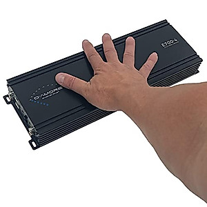D'Amore 4 Channel Amplifier, 700 Watt Amp, 2 Ohm Stable, Clean D Technology & MOSFET Power Supply (E700.4)