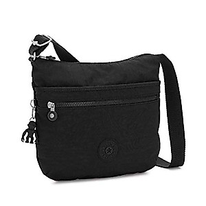 Kipling Arto Crossbody Bag, Black Noir, 11.25" L X 10.25" H X 1.5" D