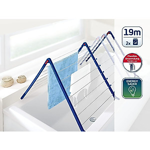 Leifheit Pegasus V 110 Bathtub Dryer, 11 m, Blue/White