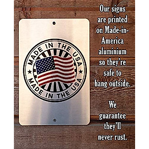 Metal Sign - Mermaids Welcome Shells Optional - Hanging Mermaid Wall Art Metal Sign - Use Indoor/Outdoor Your Home - Girl Mermaid Decor - Mermaid Room Decor For Girls Bedroom and Bathroom (8" x 12")
