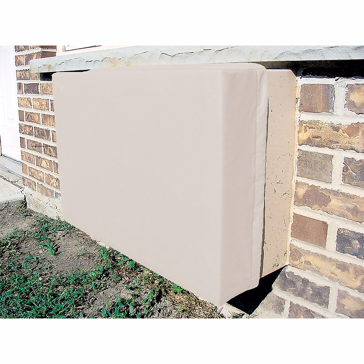 BREEZEBLOCKER Indoor/Outdoor Air Conditioner Cover for Fedders, Coldpoint and Friederich Units - Width Range 26-3/4" to 27" & Height Range 16-7/8" to 17-1/4"