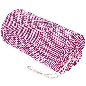 Yarn Storage Bag 36x20cm Cylinder Yarn Organizer Tote Bag for Knitting Needles Crochet Hooks (L)