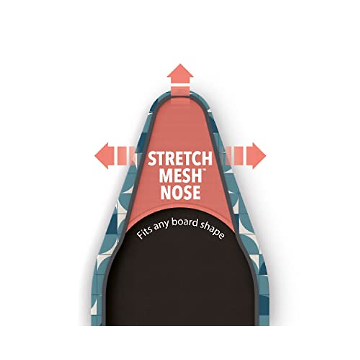 Joseph Joseph Flexa Ironing Board Cover 53.1 inches - Mosaic Blue