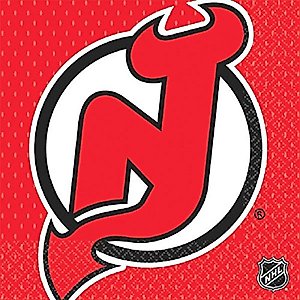 Amscan 513820 New Jersey Devils Collection Luncheon Napkins, 16 pcs