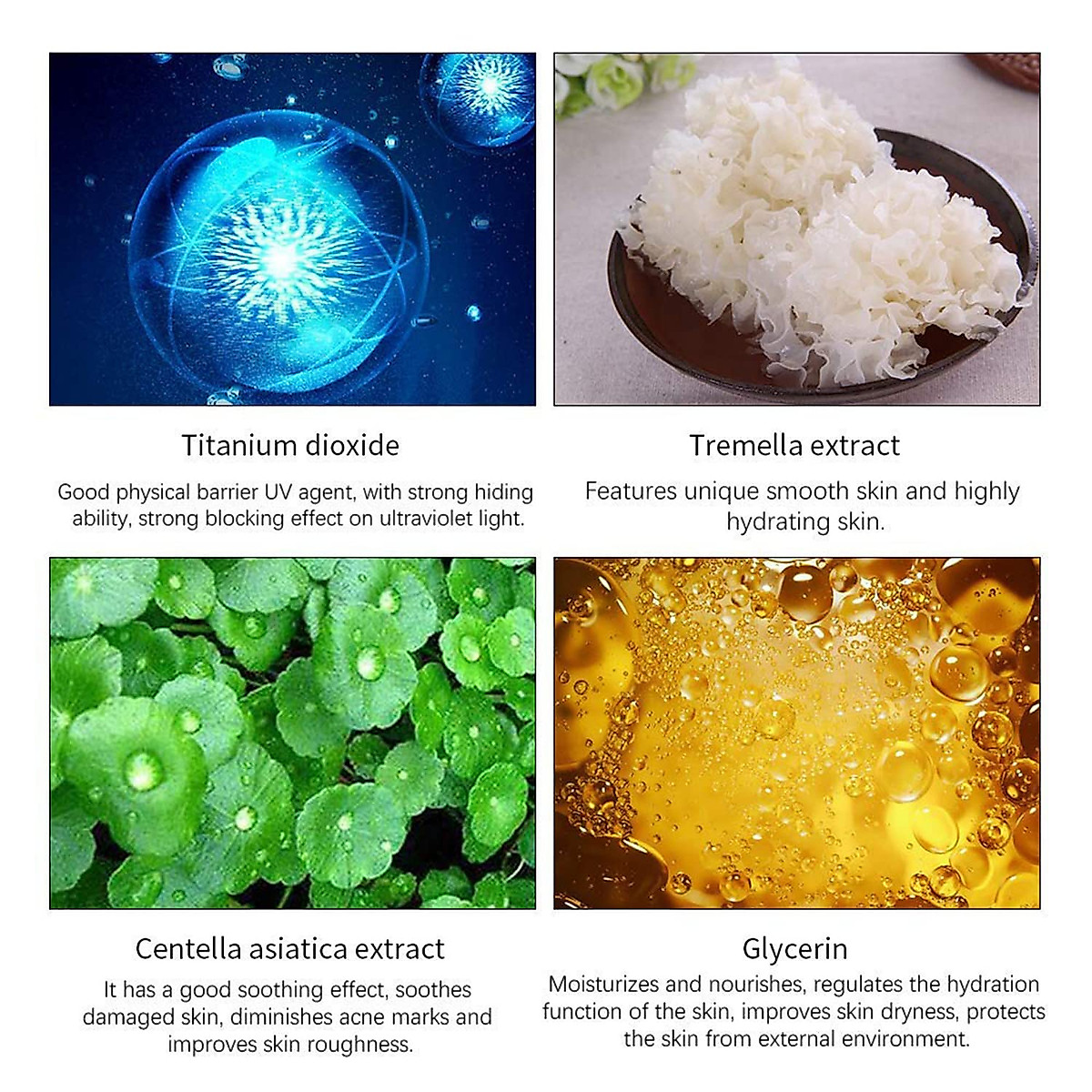 Air Cushion CC Cream Mushroom Head Foundation, 2 PCS Amazfly Moisturizing BB Cream Face Primer Makeup Long Lasting Matte Concealer Bright Makeup Base Long Lasting with Mushroom Makeup Sponge and Powder Brush (Natural+Face Primer)