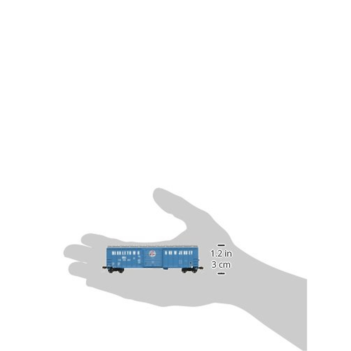 Bachmann Trains - ACF 50'-6" OUTSIDE BRACED SLIDING DOOR BOX CAR - MIDDLETOWN & NEW JERSEY - N Scale