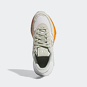 adidas Originals Women's Retropy F2 Sneaker, Grey One/White/Orange Rush, 10