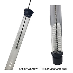 Wine Beer Testing Kit/Fermtech Beer Hydrometer and Test Jar/Thief All in One. Test Kit Deluxe by Fermtech