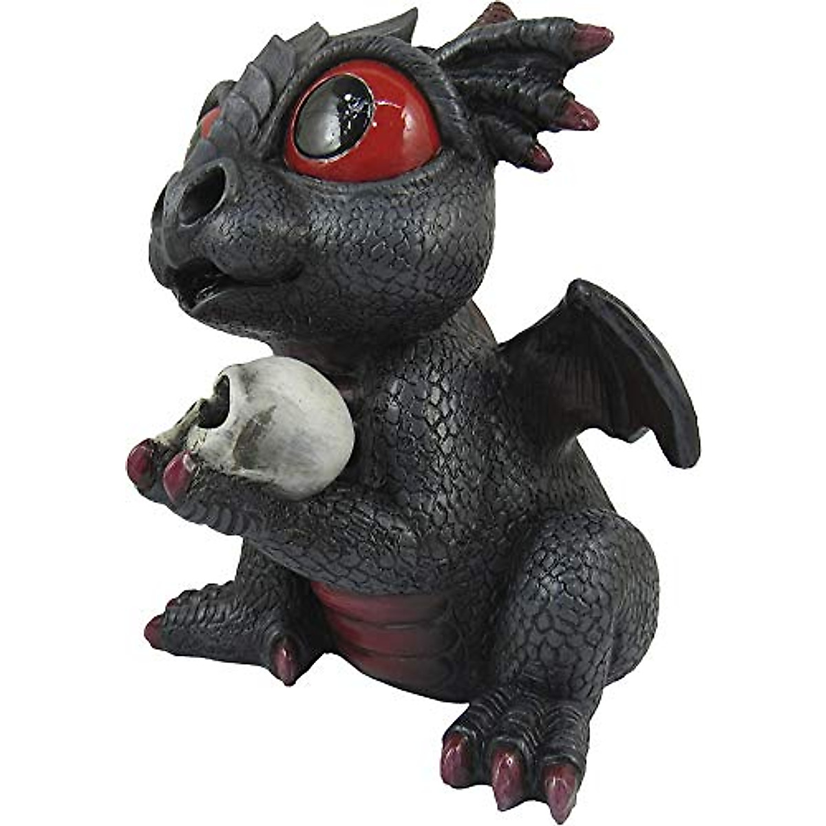 World of Wonders Grave Yard Series Dreamland Dragons | Collectible Dragon Figurine with Birth Certificate | Fantasy Home Decor Accent | 6inch Dragon Statue - Carnelian