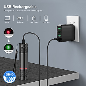 Blukar Flashlights Rechargeable, 2pk High Lumens Tactical Flashlight,Super Bright Small Flash Light-Zoomable,Adjustable Brightness,Long Lasting for Outdoors,Great Christmas Gifts Men&Women