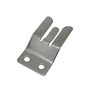 SeaLux Marine Stainless Steel VHF Radio Microphone Clip 1" x 1-7/8"