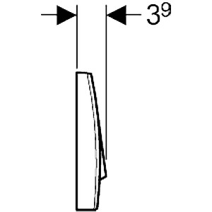 Geberit 115222111 200 F Actuator Plate, Multi-Colour