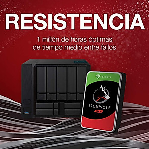 Seagate IronWolf ST6000VN001 6 TB Hard Drive - 3.5" Internal - SATA (SATA/600) - Storage System Device Supported - 7200rpm - 256 MB Buffer