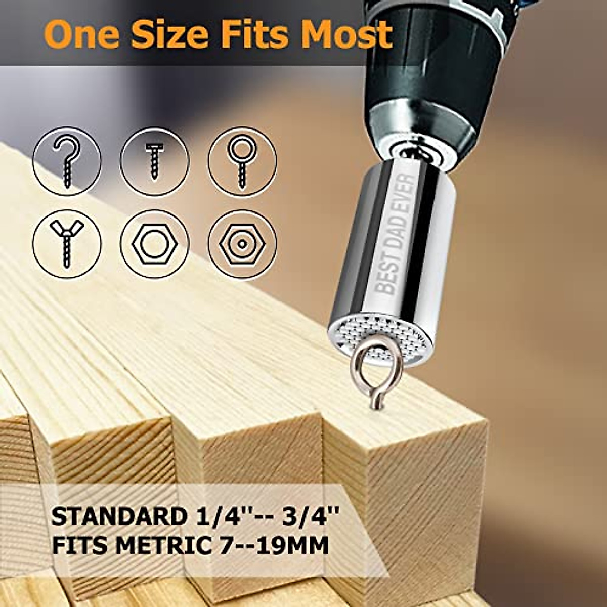 Stocking Stuffers for Men, Gifts for Men, Super Universal Socket Tools, Christmas Gifts for Dad Who Have Everything, Cool Gadgets for Him Father Husband Boyfriend Grandpa, Unique Tool Gifts for Men