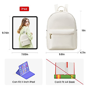 LOVEVOOK Mini Backpack for Women Small Waterproof Backpack Purses Daily Backpack Fashion Wine Red
