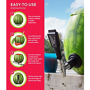 Final Touch Watermelon Keg Tapping Kit with Coring Tool (BD204)
