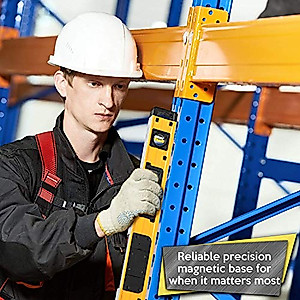 24-Inch Professional Digital Magnetic Level - IP54 Dust and Waterproof Electronic Level Tool - Get Master Precision with Shefio Smart Level, 2 AAA Batteries + Carrying Bag