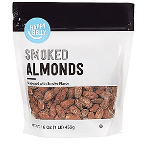 Amazon Brand - Happy Belly Smoked Almonds, 16 ounce (Pack of 1)