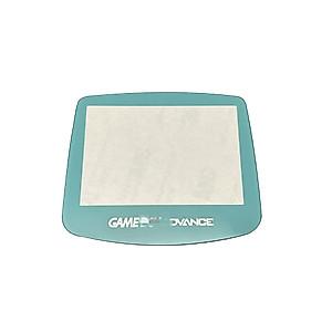Glass Screen Lens Panel Case Cover Protector Part for Nintendo Game Boy Advance GBA (Lake Blue)