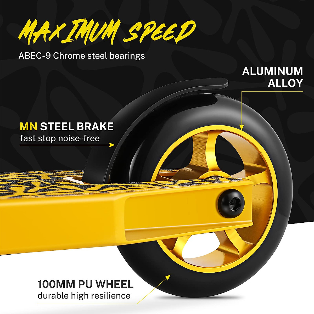 Gonex Stunt Scooters - Intermediate and Beginner Tricks Scooter for Kids 7 Years and Up, Teens and Adults - Entry Level Freestyle Pro Scooters for Boys Girls