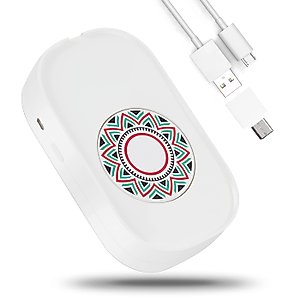 YEPLING Mouse Jiggler, Undetectable Mouse Mover Shaker Simulator for Computer Laptop Awakening, Keeps PC Active, No Software, Driver-Free with USB C to USB Adapter
