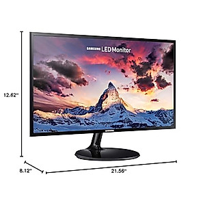 Samsung 24" FHD Flat Monitor with Super-Slim Design - LS24F354FHNXZA, Black