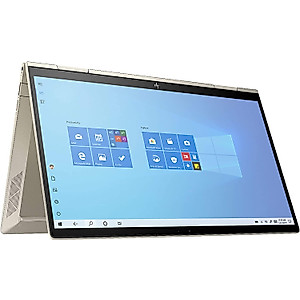 HP 2020 Envy x360 2-in-1 13.3" FHD IPS Touchscreen Laptop Intel Evo Platform 11th Gen Core i7-1165G7 8GB Memory 1024GB SSD Pale Gold - Backlit Keyboard -Fingerprint Reader -Thunderbolt - WiFi 6