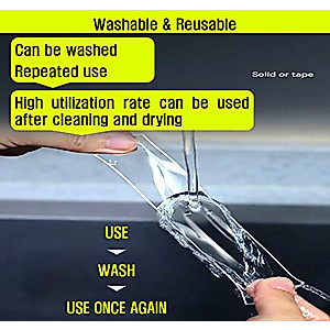 SAVtools Double Sided Tape Heavy Duty Nano Tape, 1.18 x 120 Inch, Removable & Clear, Extra Strong for Wall, Picture Hanging Carpet Decor DIY