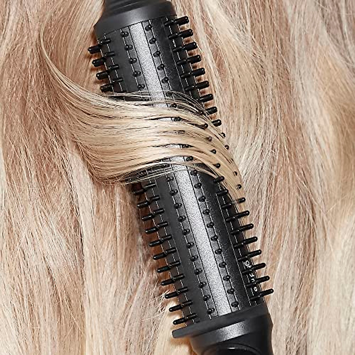 ghd Rise Hot Air Hair Brush | Professional Volumizing Hair Brush Blow Dryer, Hot Curling Brush to Dry Hair for Maximum Lift with Safer-for-Hair Styler Optimum Temperature | Black