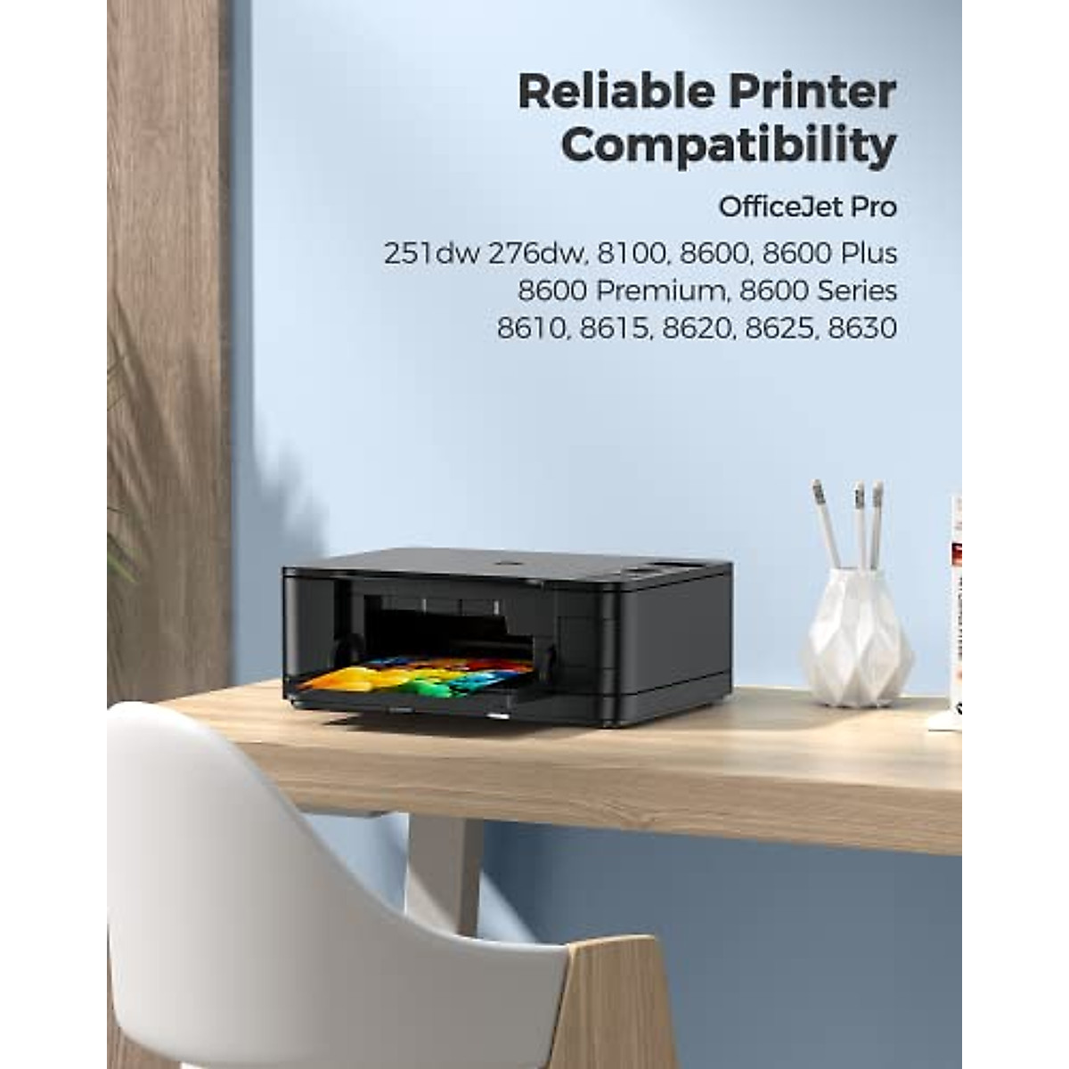 CLI-281XXL Compatible Ink Cartridge Replacement for Canon 281 Ink Cartridges Combo Pack High Yield Use to PIXMA TR7520 TR8520 TR8500 TR8600 TR8620 TS6120 TS6220 TS8120 TS8220 TS9120 Printer (3 Pack)