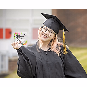 WhatSign Graduation Gifts for Her - 2024 Graduation Gifts for Kids Acrylic Keepsake Paperweight Middle High School College Graduation Gifts for Her Him
