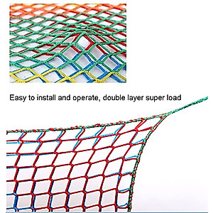 Tree House net Climbing Net Kids Outdoor Treehouse for Kids and Adults Playground Play Safety Net Climbing Cargo net Tree House Accessories Double Layers (Size : 3X4.5m)