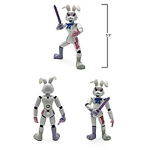 Toysvill Set of 5 Figures Inspired by Five Nights at Freddys/FNAF Security Breach/Action Figures Toys/Toy Dolls for All Children/Toys Gifts