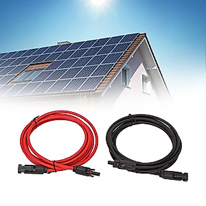 Solar Cable Extension Cable 6mm Connector for Photovoltaic Solar System (10m)