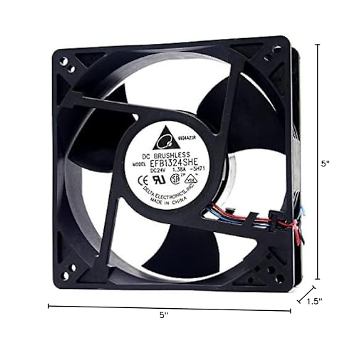 EFB1324SHE 24V DC Fan EFB1324SHE 24V 1.38A 12738 Inverter Equipment Fan