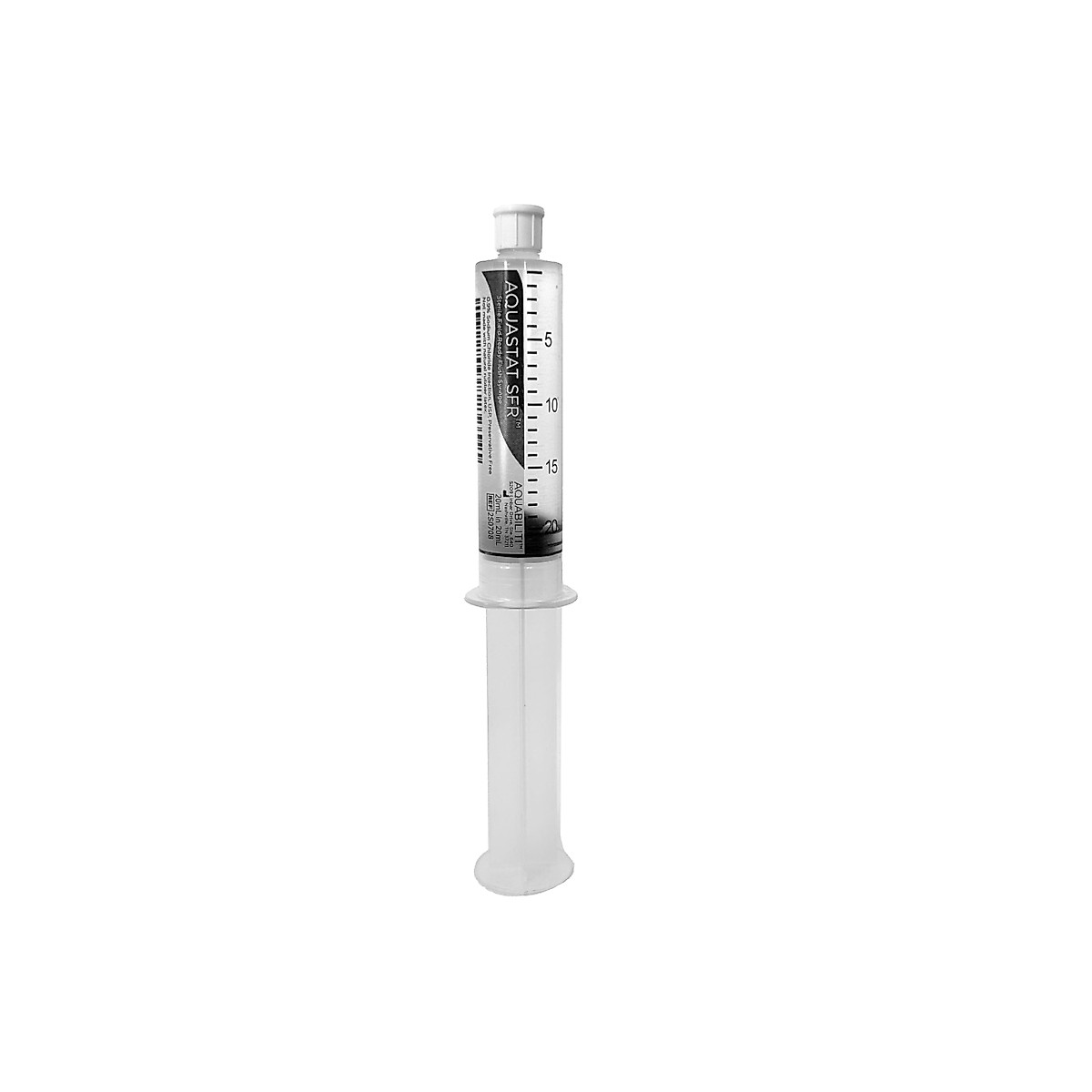 Aquabiliti Aquastat Prefilled Flush Syringe with 0.9% USP Sodium Chloride (Normal Saline)- Sterile Field Ready (80, 20 ml in 20ml) (Luer Lock)