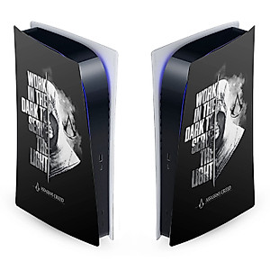 Head Case Designs Officially Licensed Assassin's Creed Half Legacy Typography Vinyl Faceplate Sticker Gaming Skin Case Cover Compatible with Sony Playstation 5 PS5 Digital Edition Console