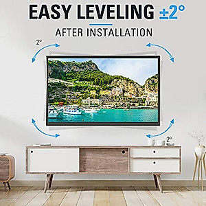 Mounting Dream TV Wall Mount Swivel and Tilt, Full Motion TV Bracket with Articulating Arm for 42-70 Inch Flat/Curved Screen TVs, up to VESA 600x400mm and 80 LBS Fits 16" Studs, MD2653