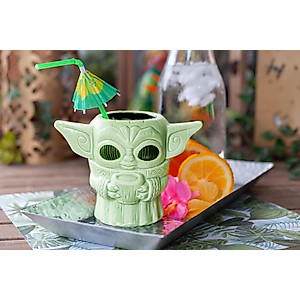 Geeki Tikis Star Wars: The Mandalorian The Child Baby Yoda Mug | 16 Ounces