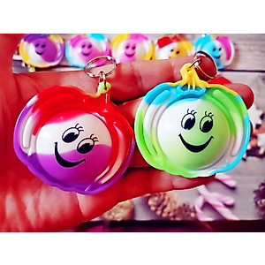 20 Packs Bulk Halloween Pumpkin Fidget Mini Pop for Kids Party Favors and Classroom Students Gifts