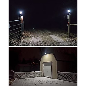 ICOFRU Solar Lights Outdoor Waterproof,1000LM 168 LEDs Flood Lights with Motion Sensor,Solar Powered Security Light for Outside,Garden,Yard,Shed,Gutter,2 Pack