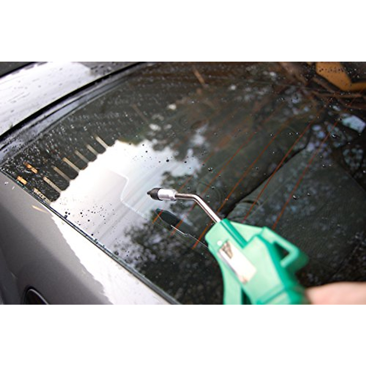 Astro Pneumatic Tool 1717A Deluxe 4" Air Blow Gun with 1/2" Removable Tip, Green