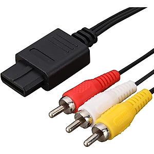 AV Audio / Video Cable Compatible with Nintendo Gamecube