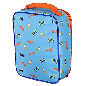 AI ACCESSORY INNOVATIONS Blippi Kids Lunch Box Joy Ride School Insulated Lunch Bag Tote For Hot And Cold Food, Drinks, And Snacks