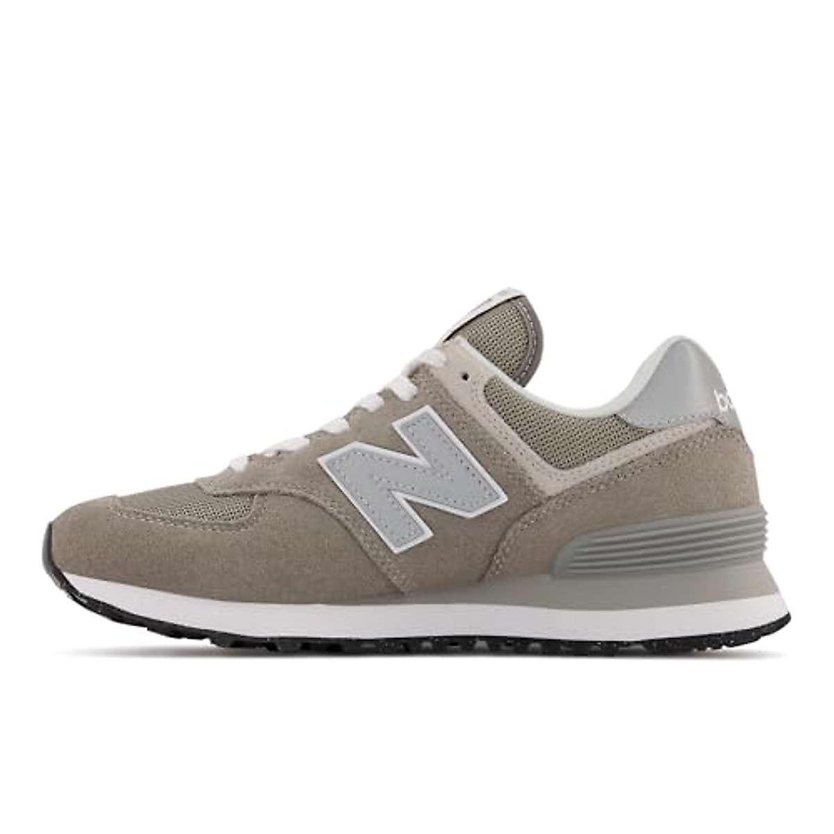 New Balance Women's 574 Core Sneaker, Grey/White, 8.5