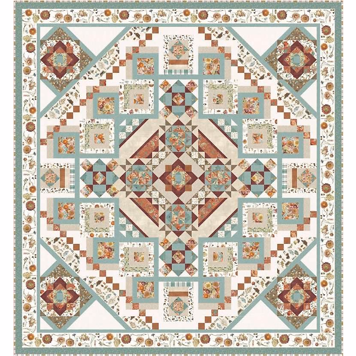 Wilmington Prints Seasons Study Grid Tonal, Fabric by The Yard (Cream)